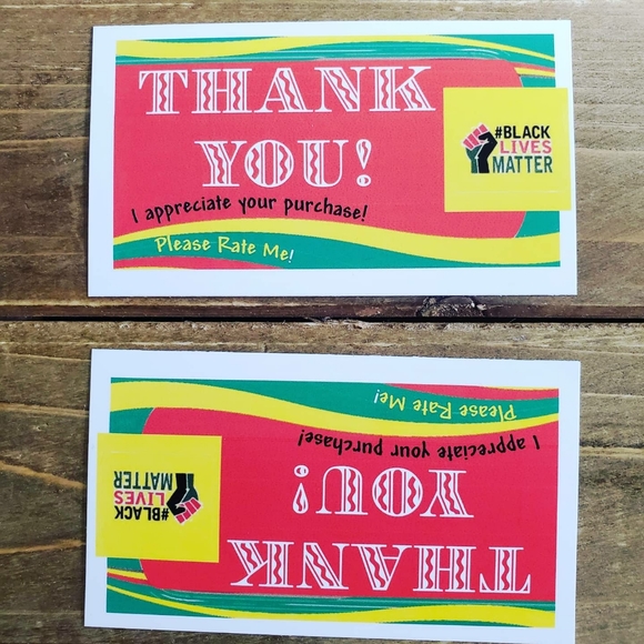 Office | Thank You Cards Business Card Size3x2 Inch Cards | Poshmark